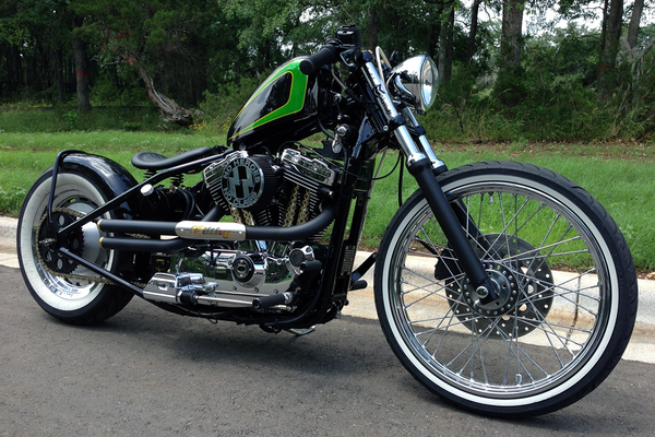 Voodoo Vintage Fabrication MK55 Motorcycle Hardtail for 1982-2003 Harl ...
